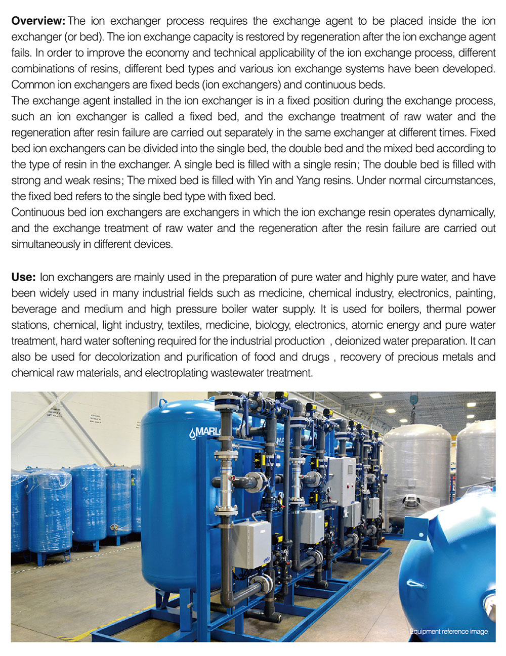 Ion exchange system (IX) – Wastewater & Sewage treatment plant | LUCKYWATER
